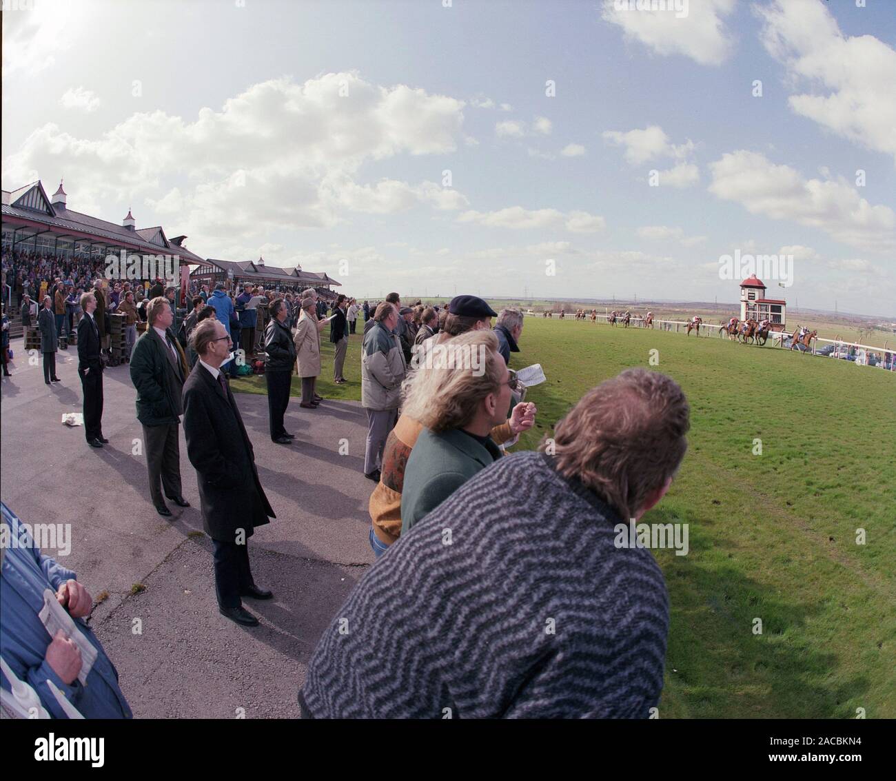 Characters at Pontefract races, West Yorkshire, Northern England, UK in ...