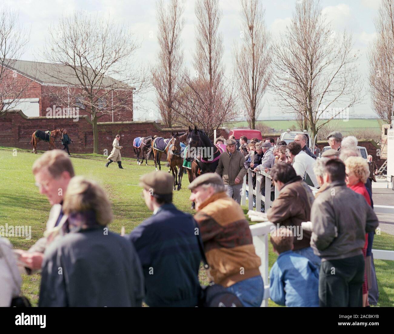 Characters at Pontefract races, West Yorkshire, Northern England, UK in ...