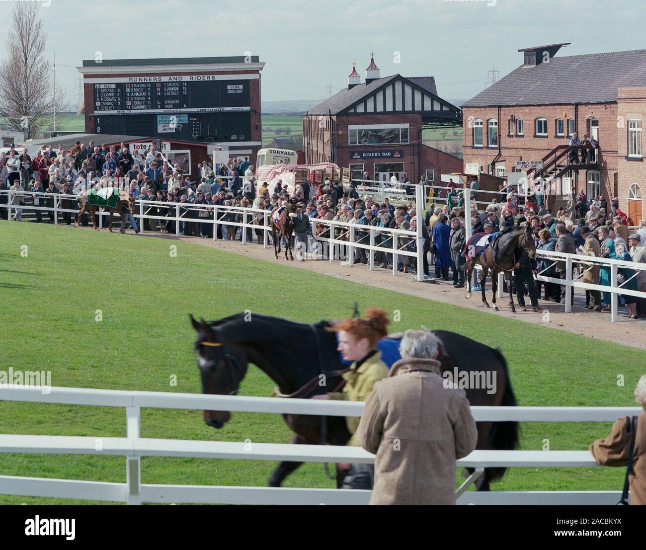 Characters at Pontefract races, West Yorkshire, Northern England, UK in ...