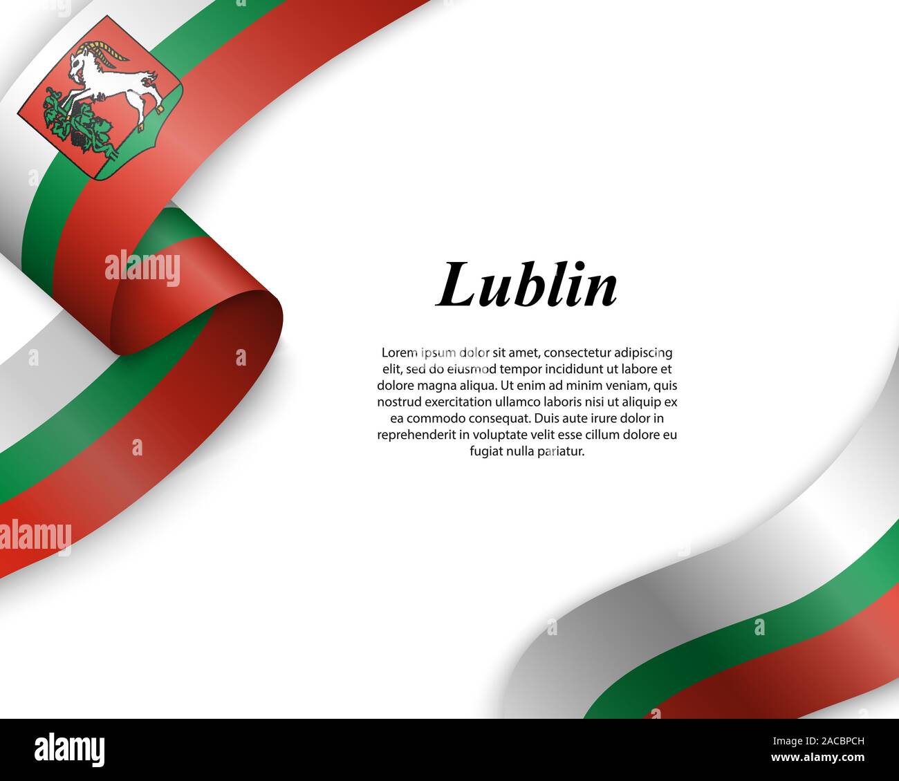 Flag of lublin Stock Vector Images - Alamy