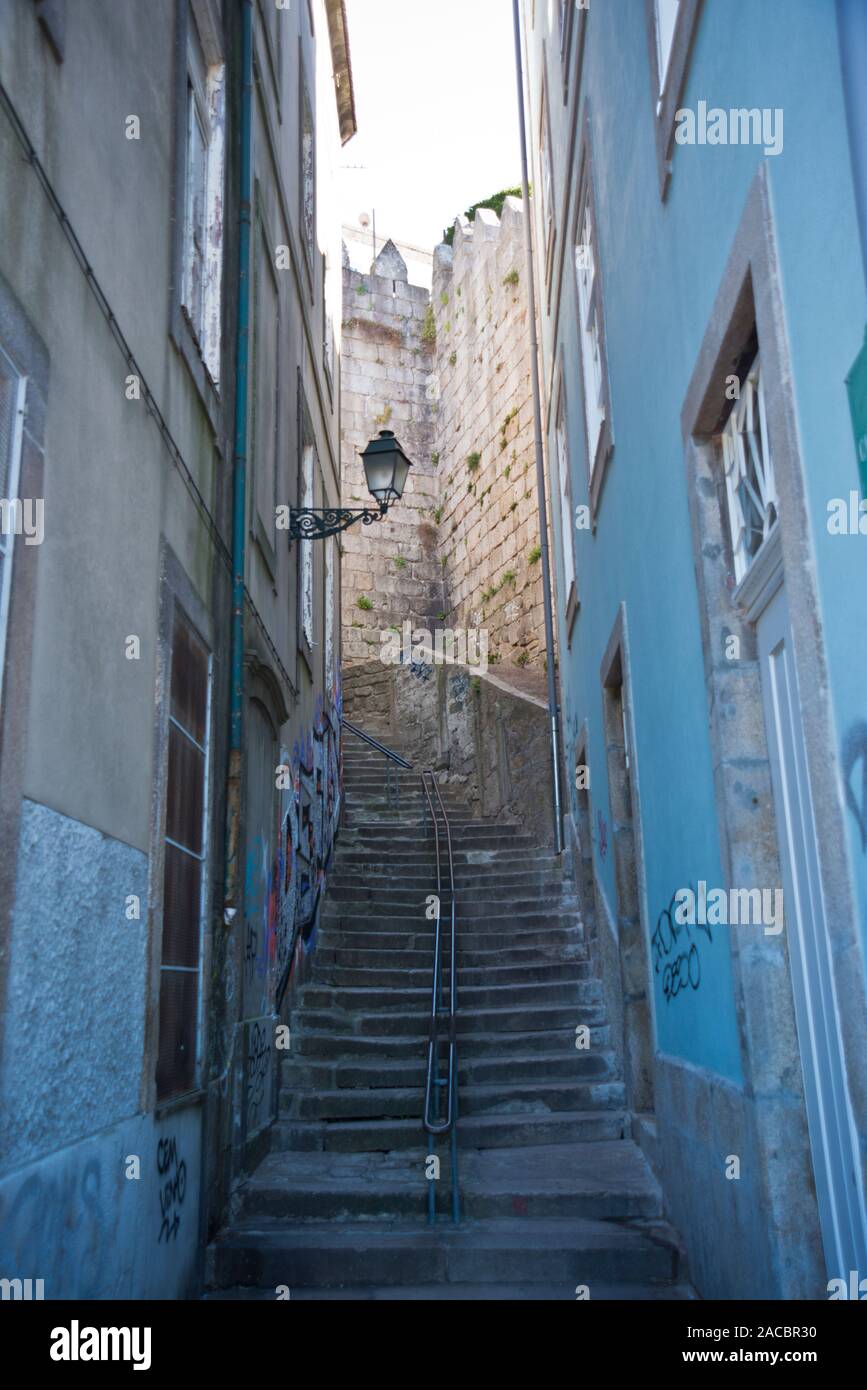 Steps staircase urban town city hi-res stock photography and images - Alamy