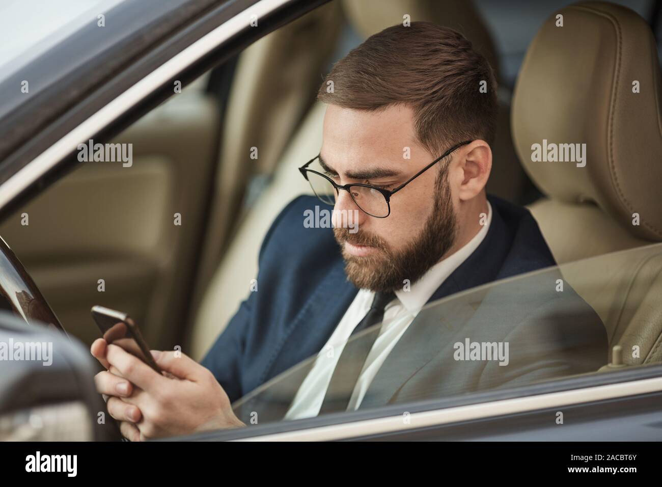 Car message seat hi-res stock photography and images - Alamy