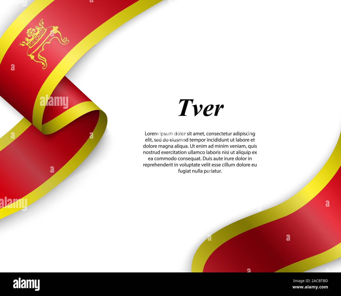 Tver flag Stock Vector Images - Alamy