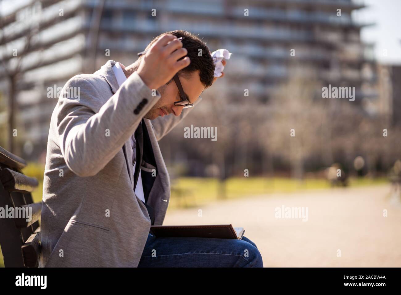 Angry male person making hi-res stock photography and images - Alamy