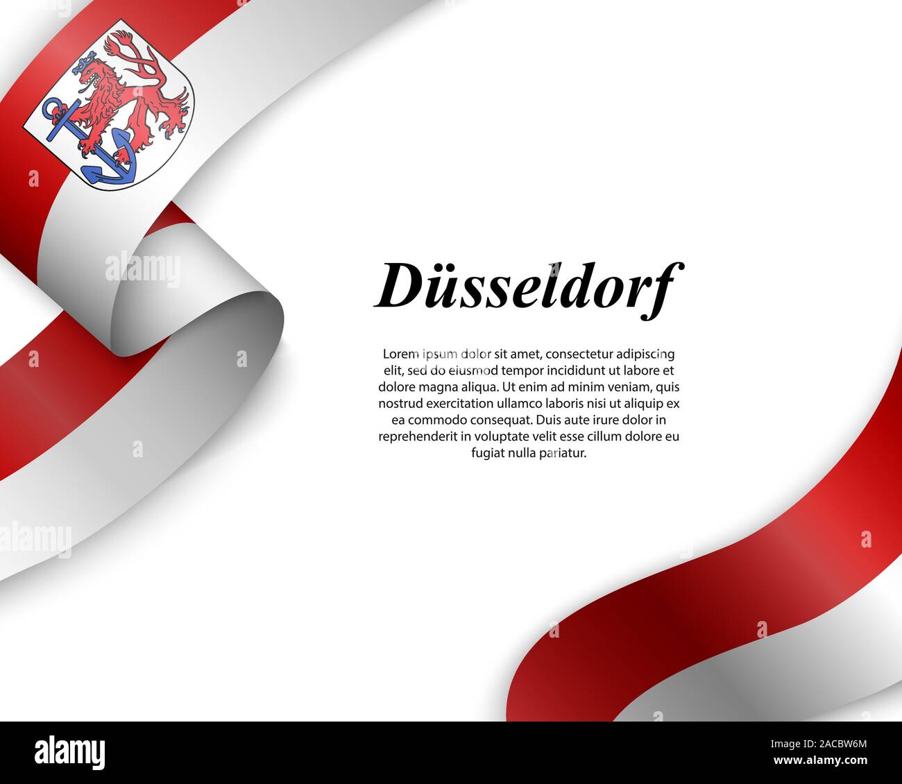 Dusseldorf duesseldorf flag Stock Vector Images - Alamy