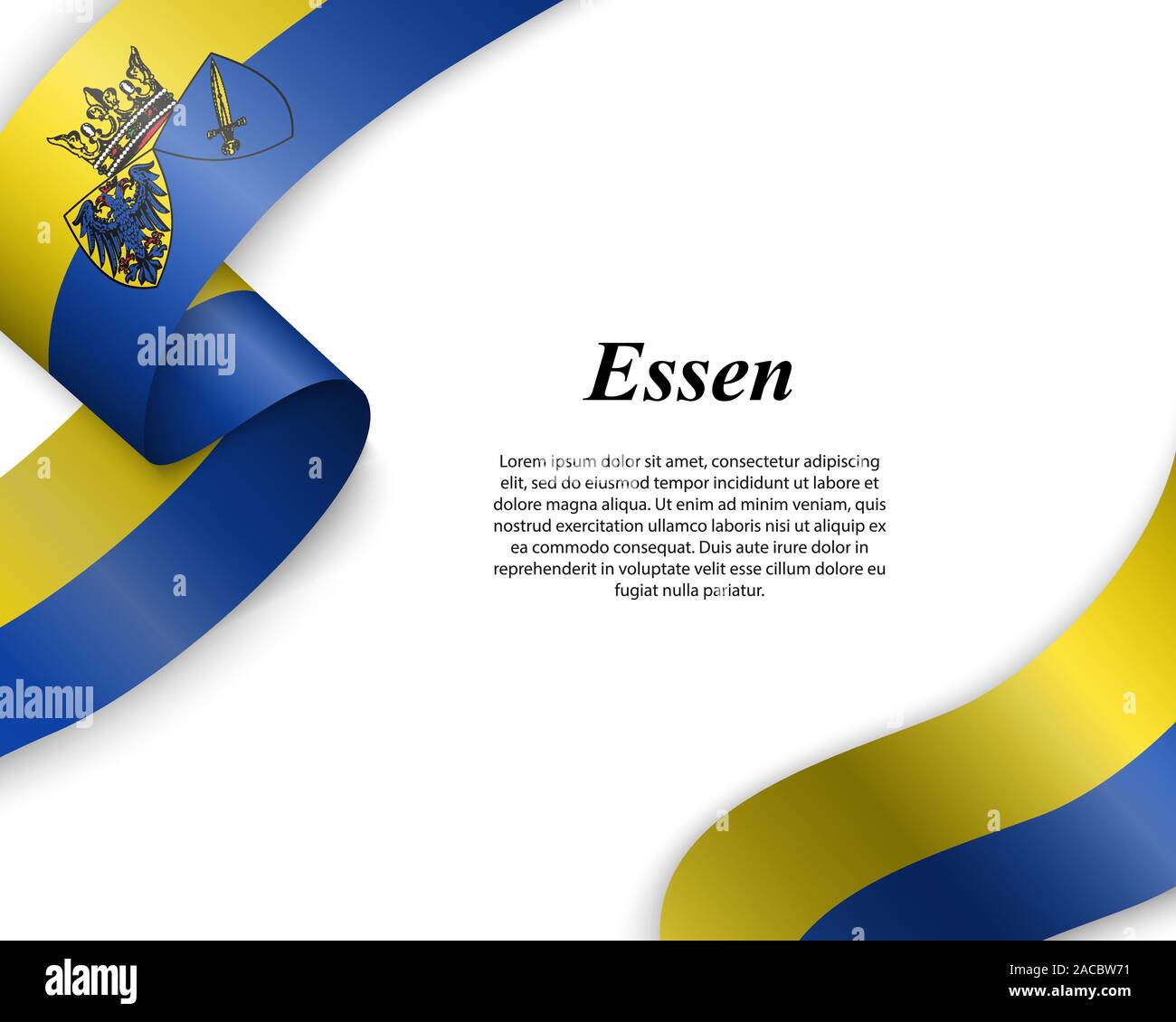 Essen flag Stock Vector Images - Alamy