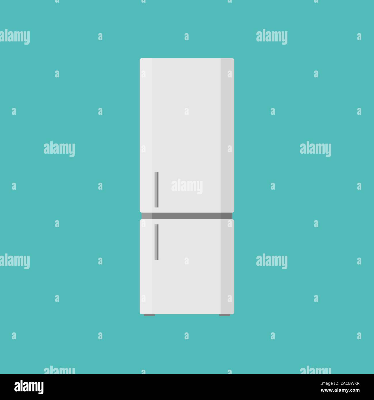 Old refrigerator home Stock Vector Images - Alamy