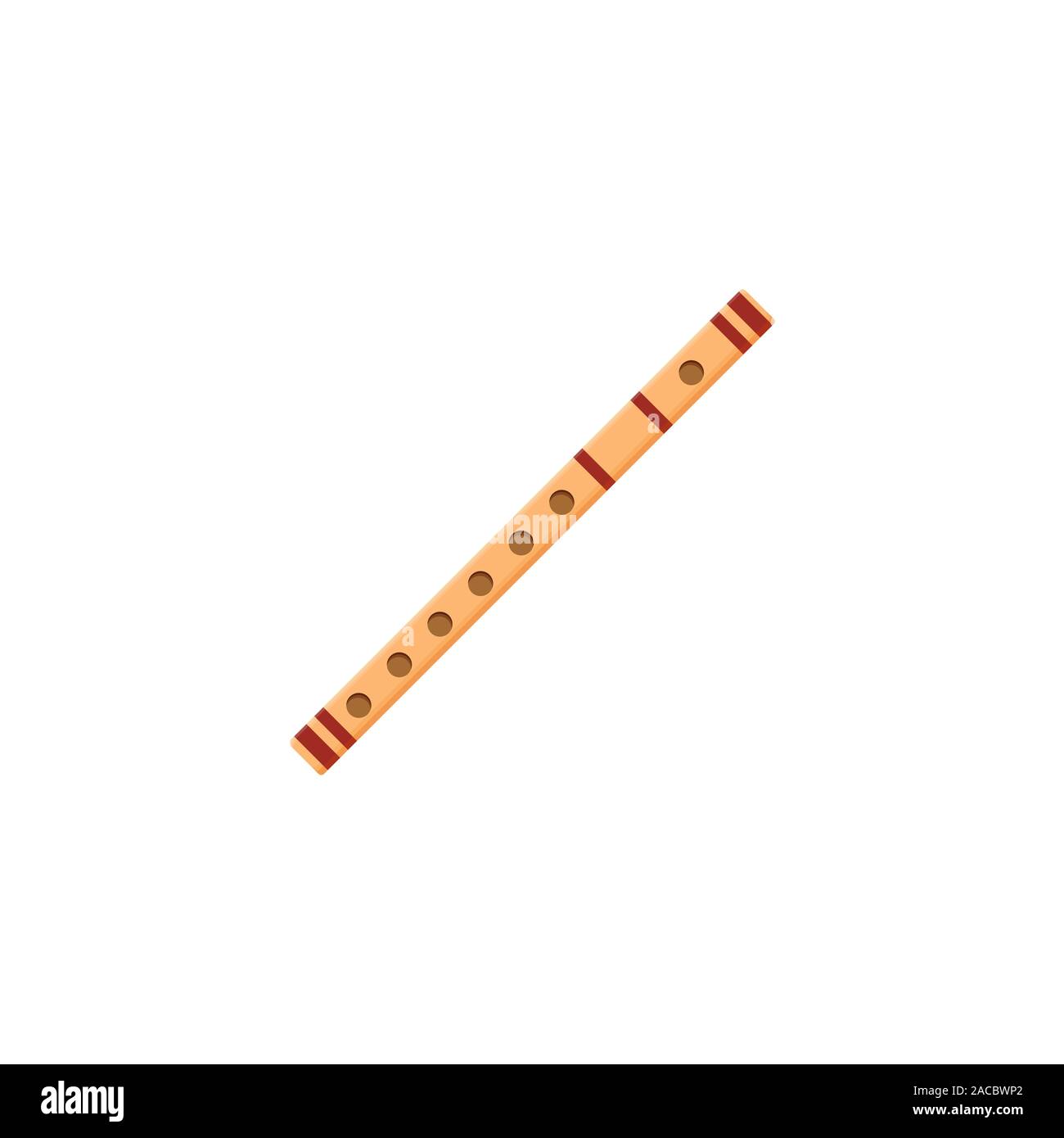 Flute icon flat style simple design. Vector eps10 Stock Vector Image ...