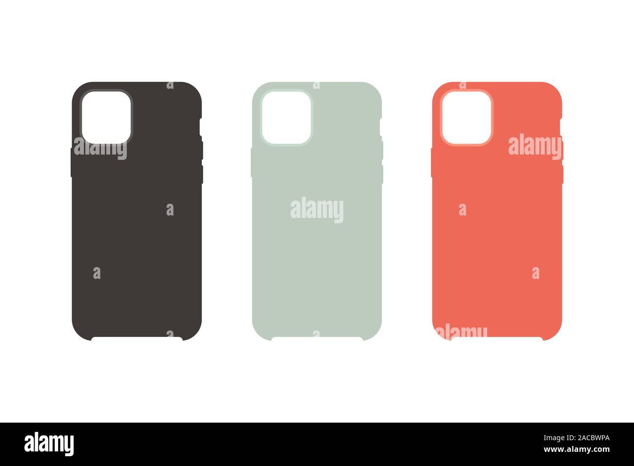 Black smartphone case Stock Vector Images - Alamy