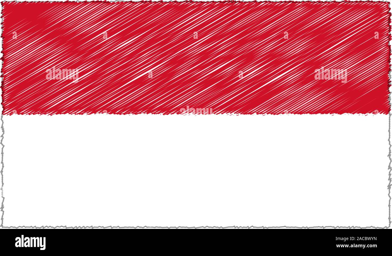 Official flag of indonesia Stock Vector Images - Alamy