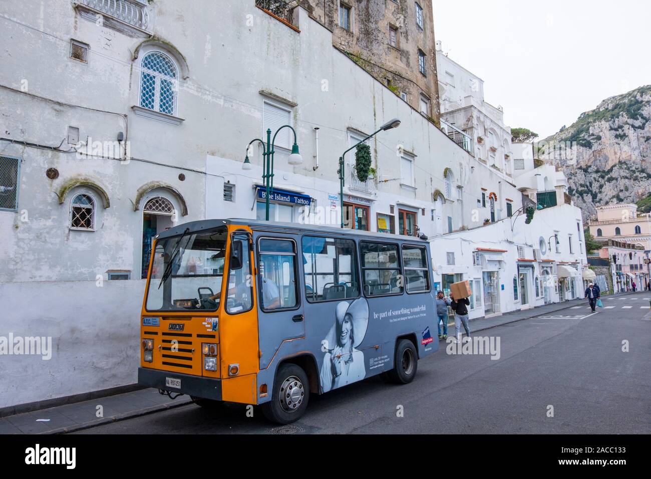 Via Roma, Capri town, Capri, Italy Stock Photo - Alamy