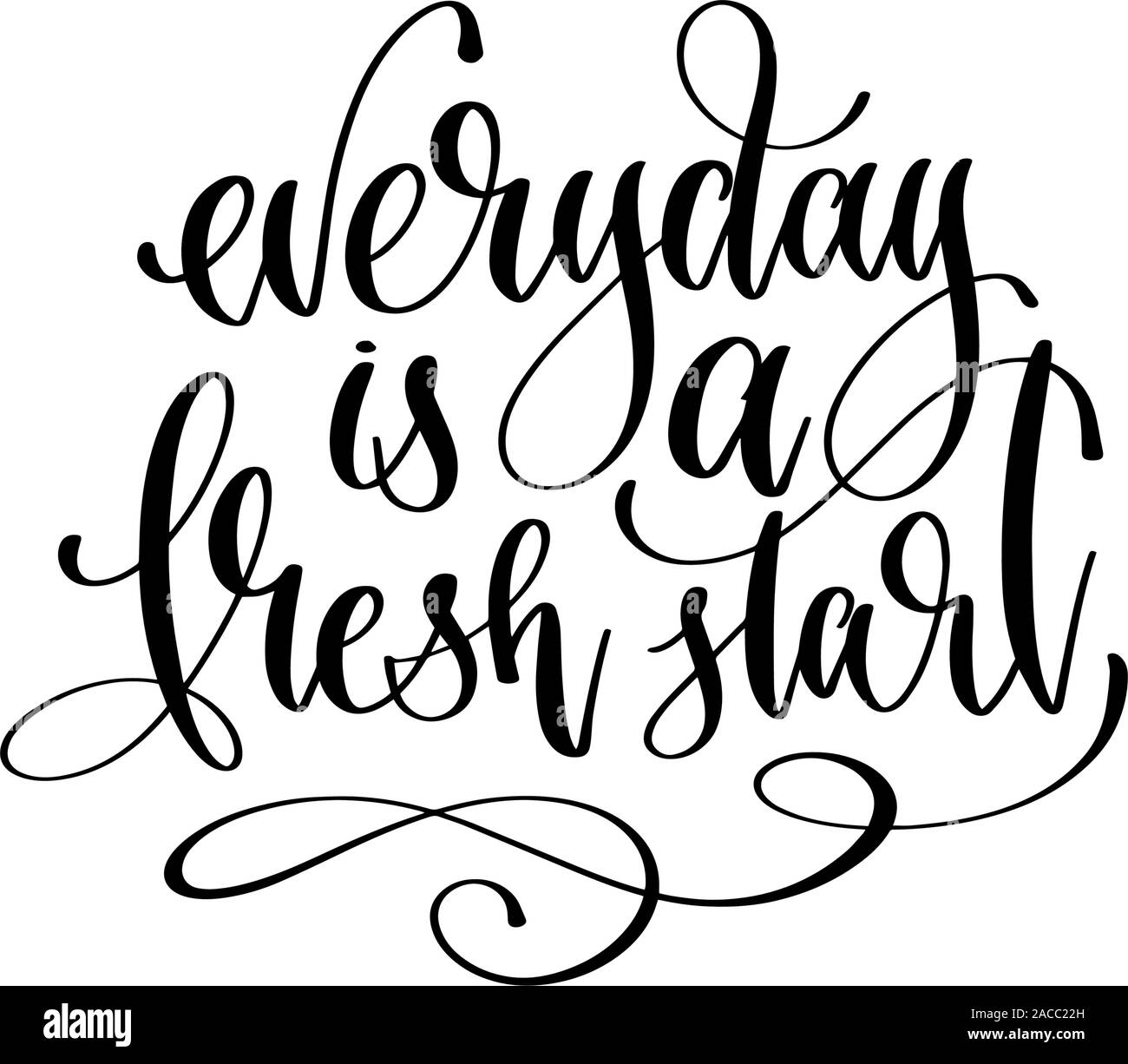 Fresh start graphic Stock Vector Images - Alamy