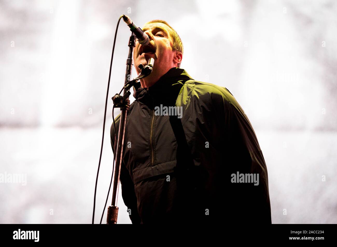 London, UK - November 28th 2019: Liam Gallagher peforms live the O2 ...