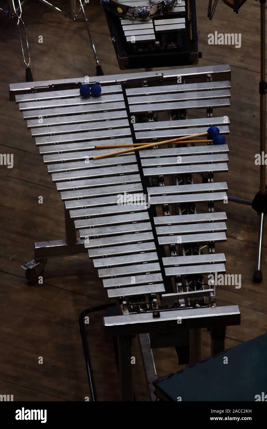 xylophone on the stage of a concert hall flat lay Stock Photo - Alamy