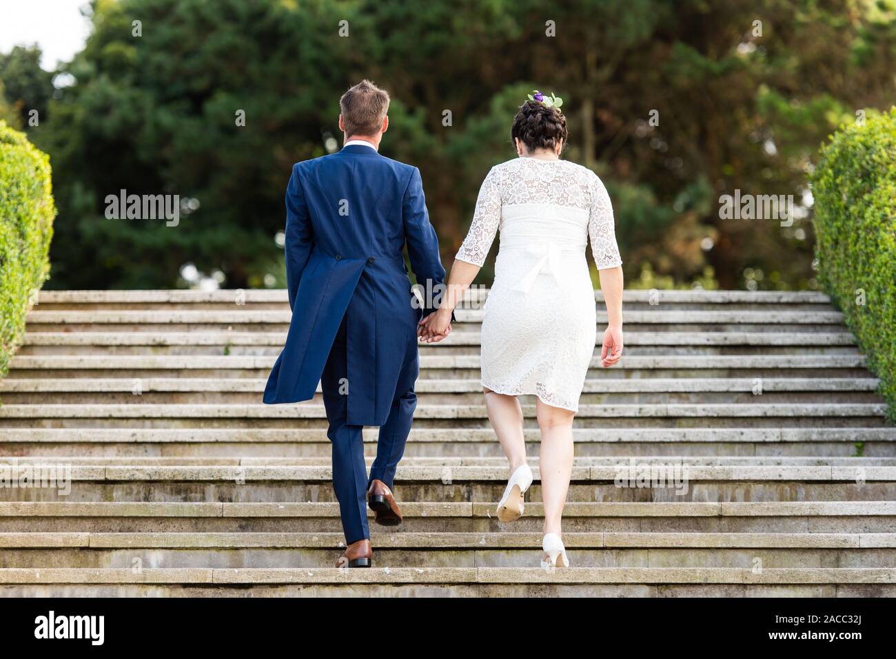 A mixed race couple married at Tregenna Castle Resort and Carbis Bay ...