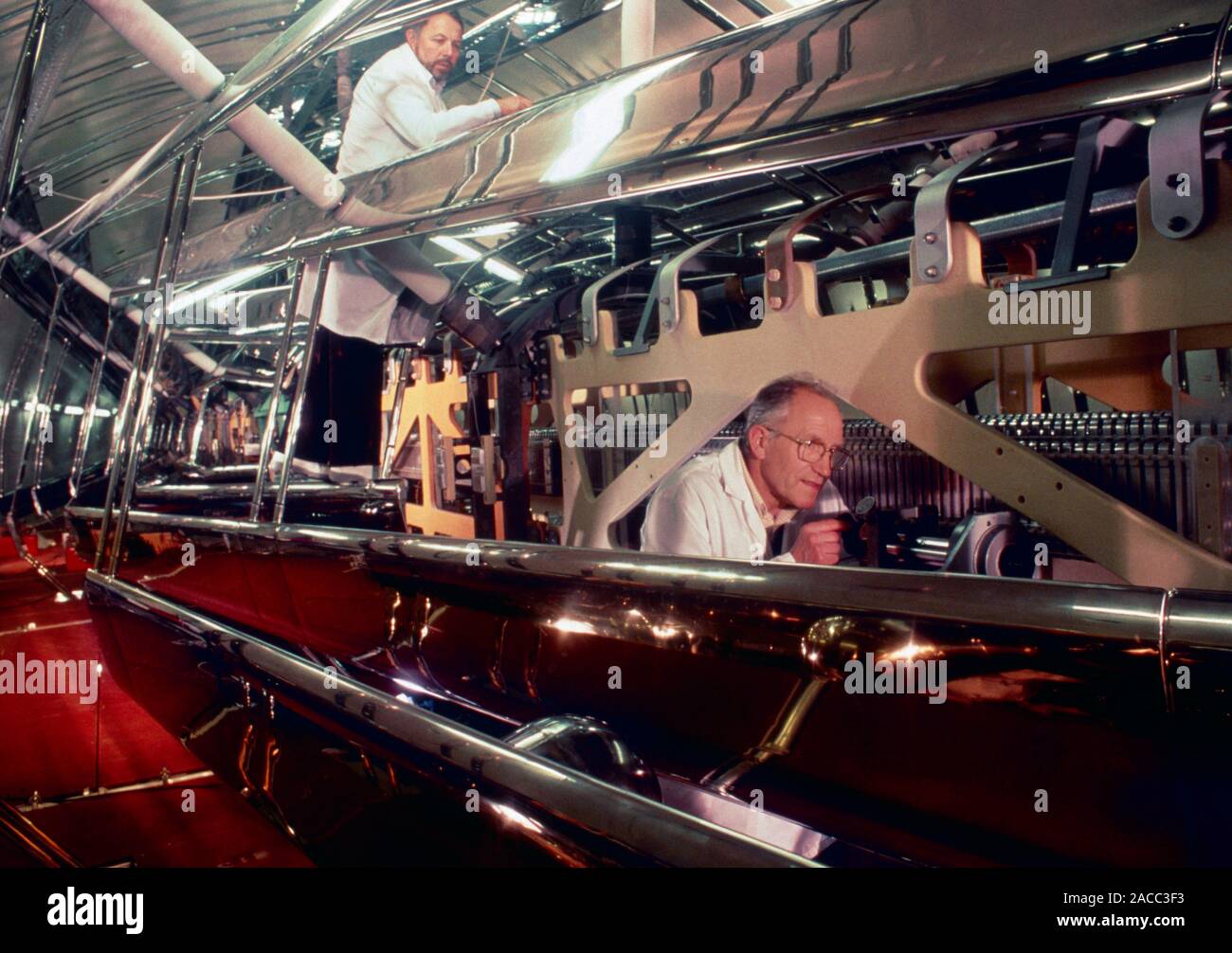 Vivitron electrostatic particle accelerator under construction ...