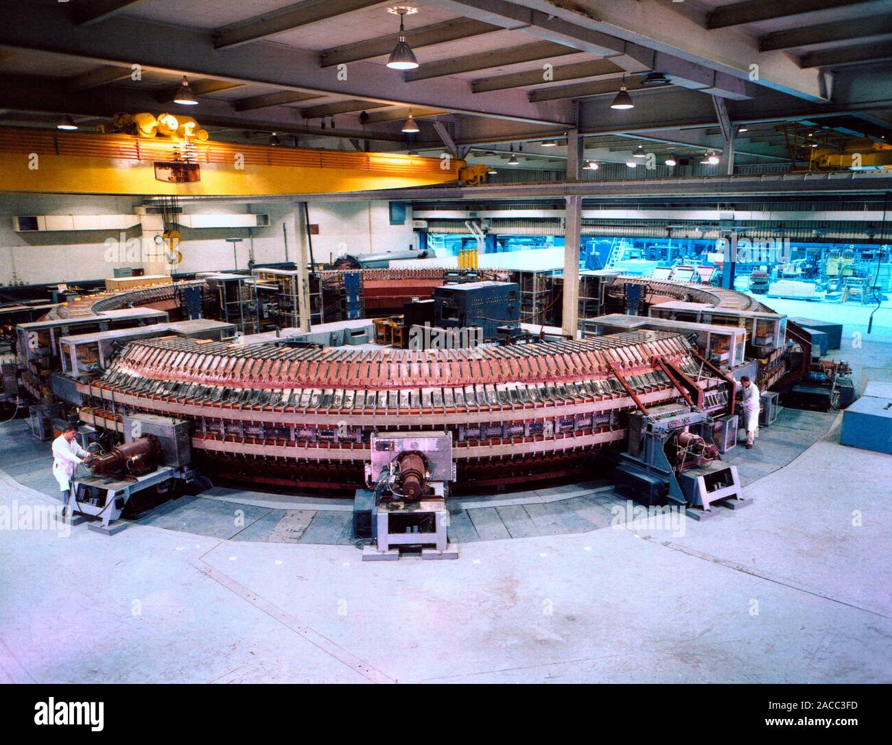 Cosmotron particle accelerator. The Cosmotron at the Brookhaven ...