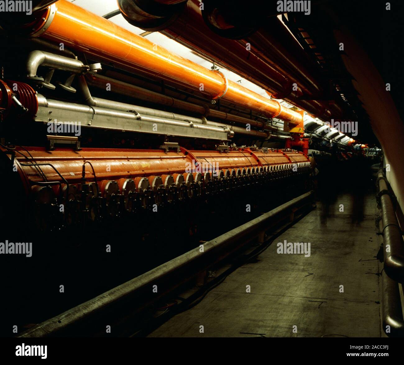 RF (radio frequency) cavities, which accelerate the protons ...