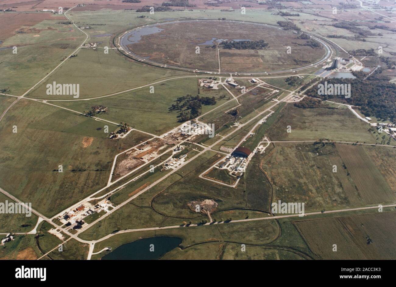 Aerial photograph of the Fermi National Accelerat- or Laboratory ...
