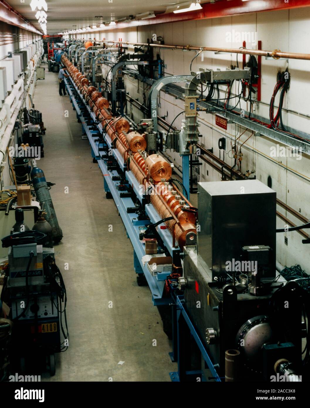 Linac. View of the Linear Accelerator (Linac) at the Fermi National ...