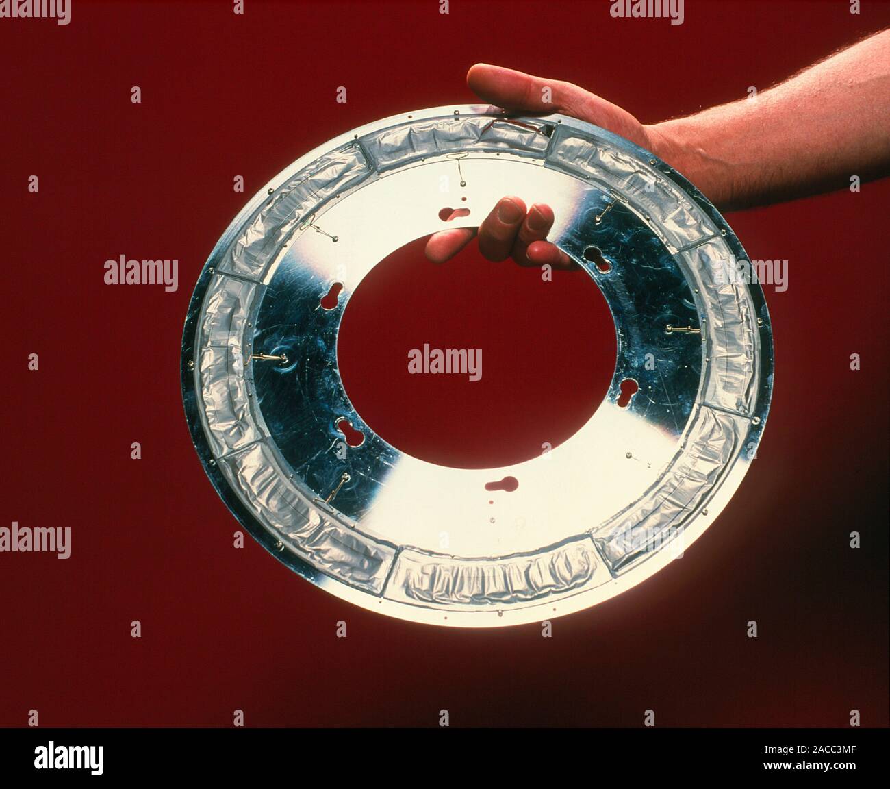 Particle beam target for creating new chemical elements. This target is ...