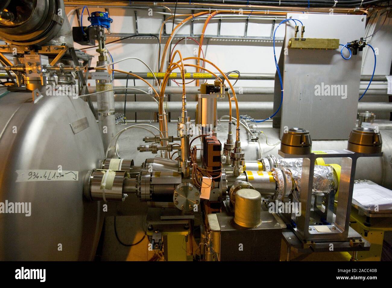 Large Hadron Collider (LHC), showing complex connections between ...
