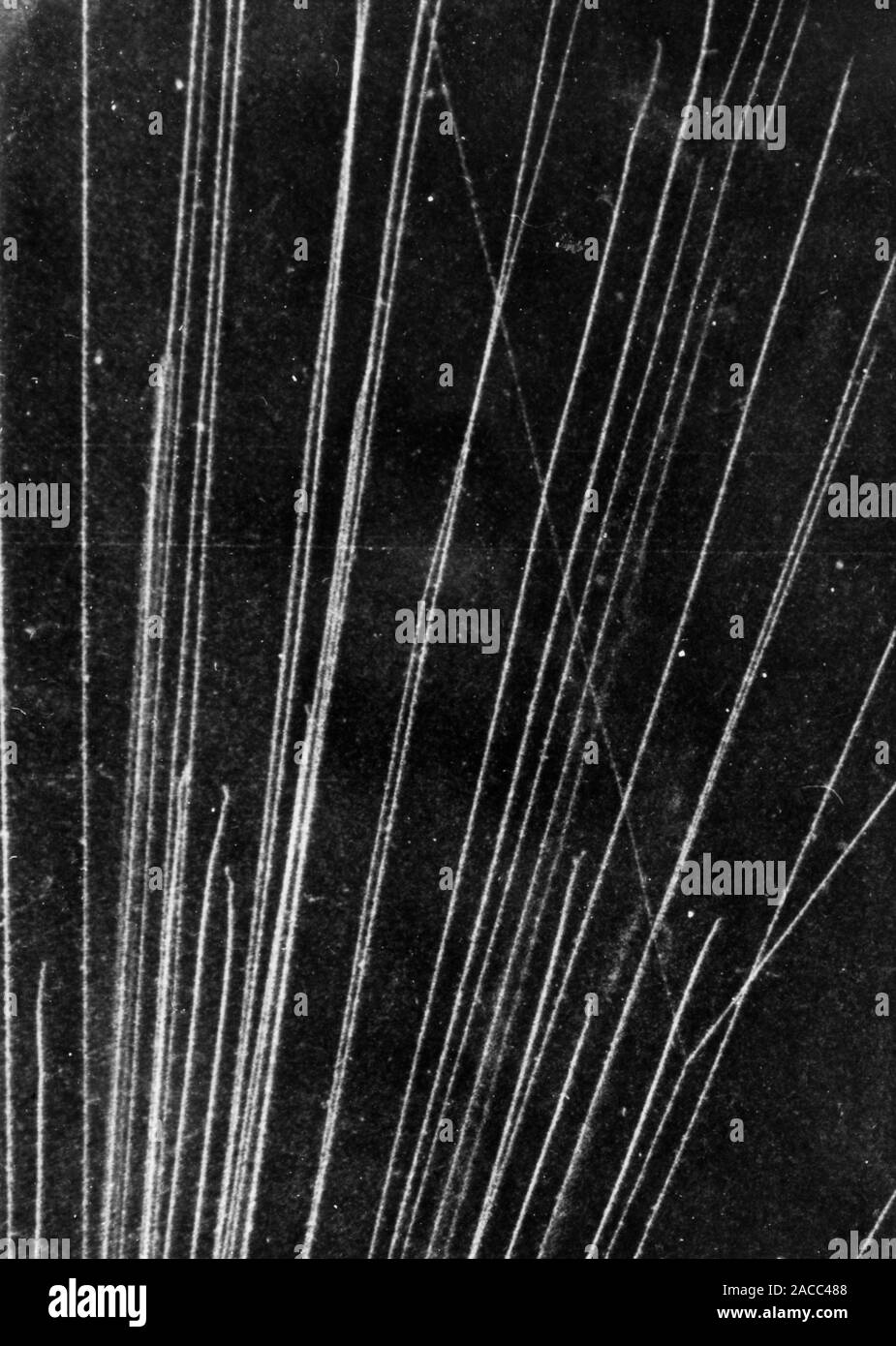 In a series of classic cloud chamber experiments in the late 1920s ...