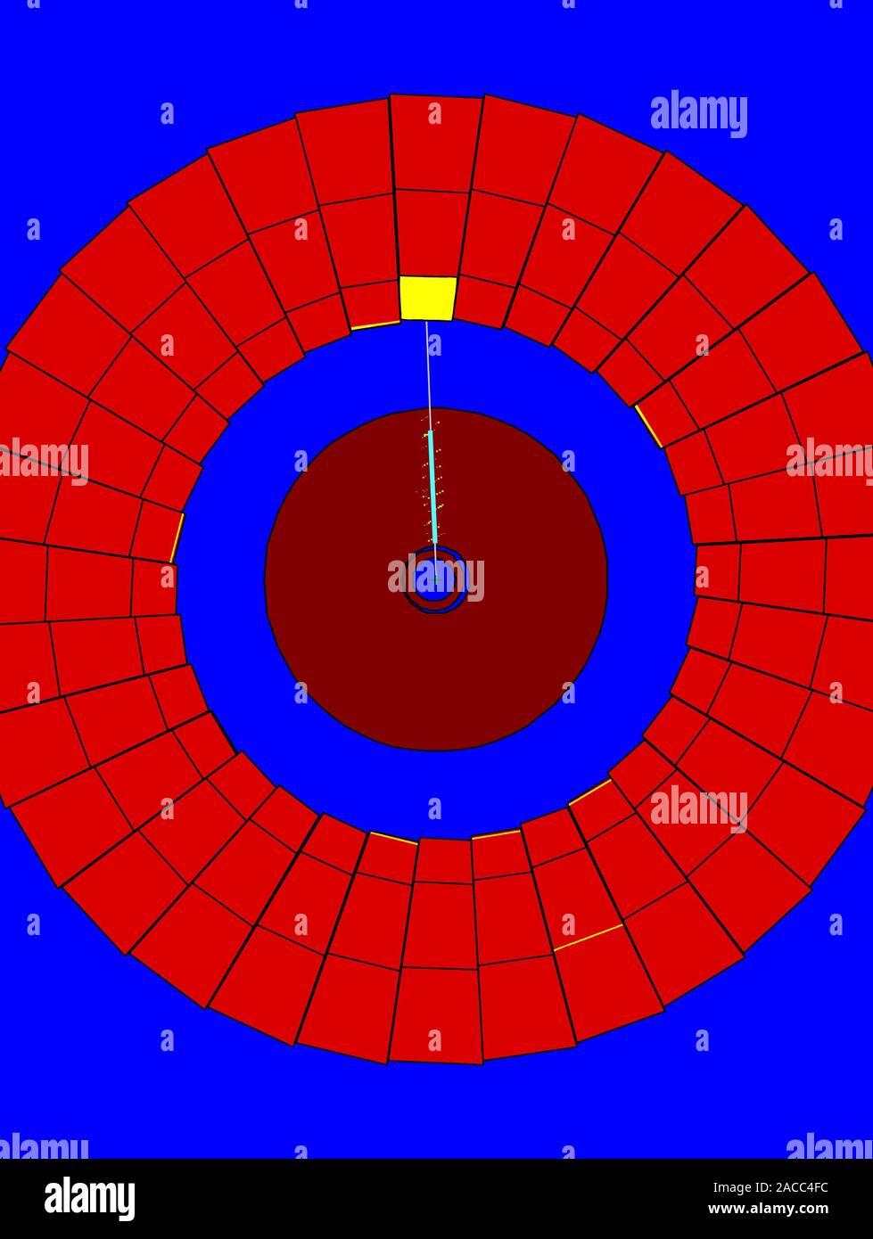 Production and decay of a W particle in the ZEUS detector at DESY, the ...
