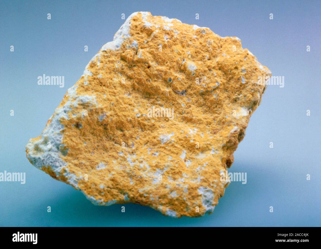 Macrophotograph of a specimen of sulphur from Pozznoli, Italy. Sulphur ...