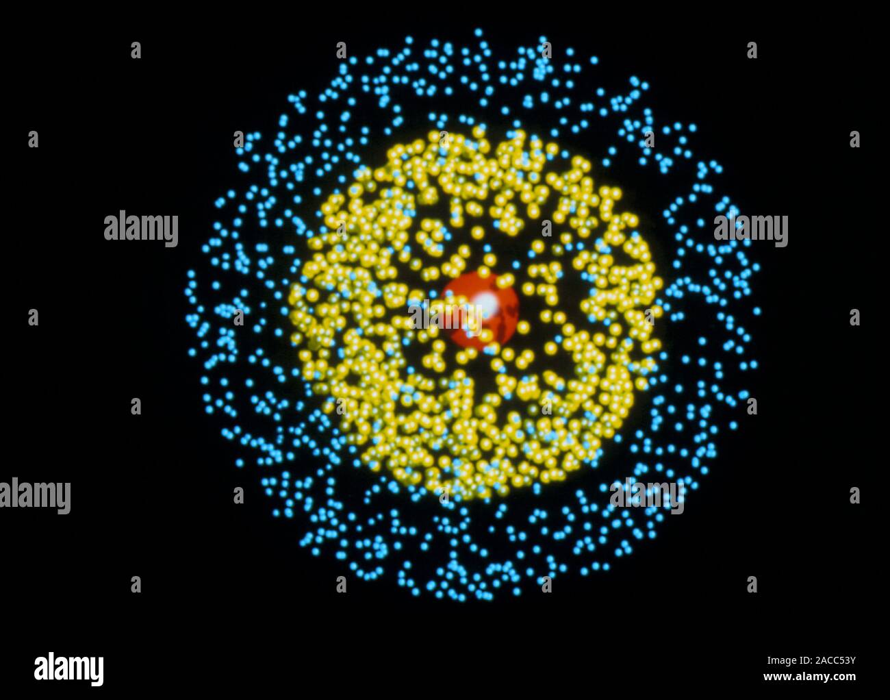 Computer graphics representation of the electronic structure of lithium ...