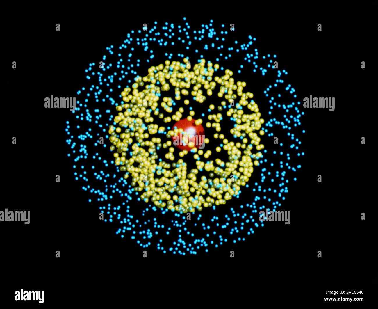 Computer graphics representation of the electronic structure of lithium ...