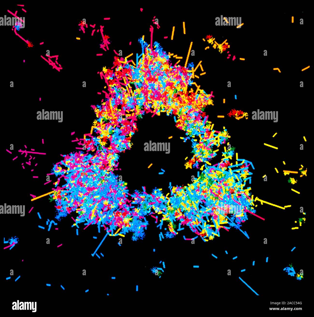 Visualisation of the structure of the proton. The proton is a ...