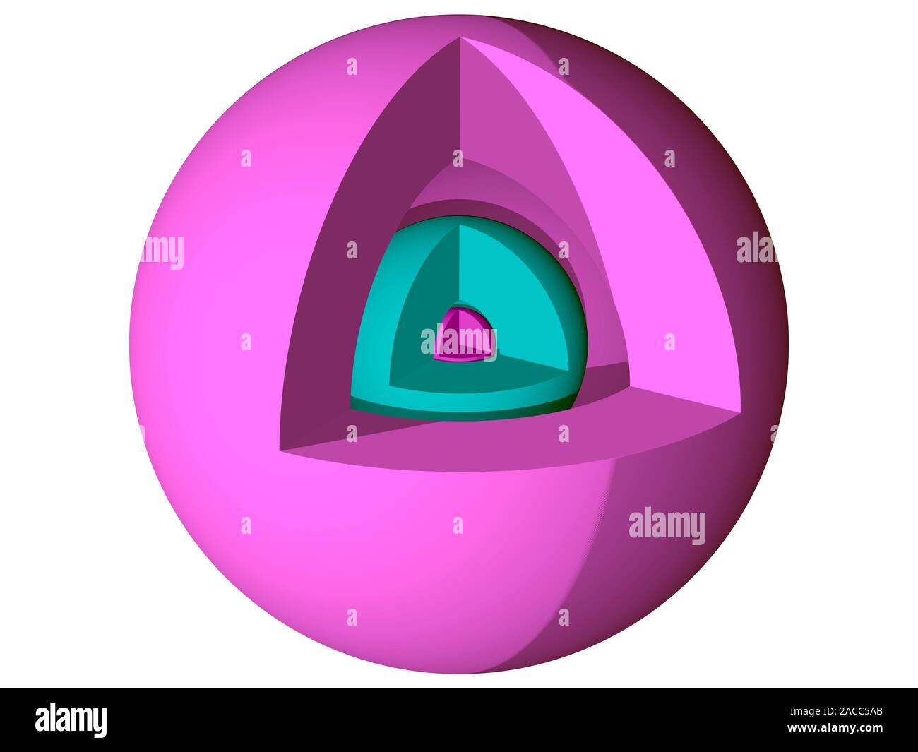 3s electron orbital, computer model. An electron orbital is a region ...
