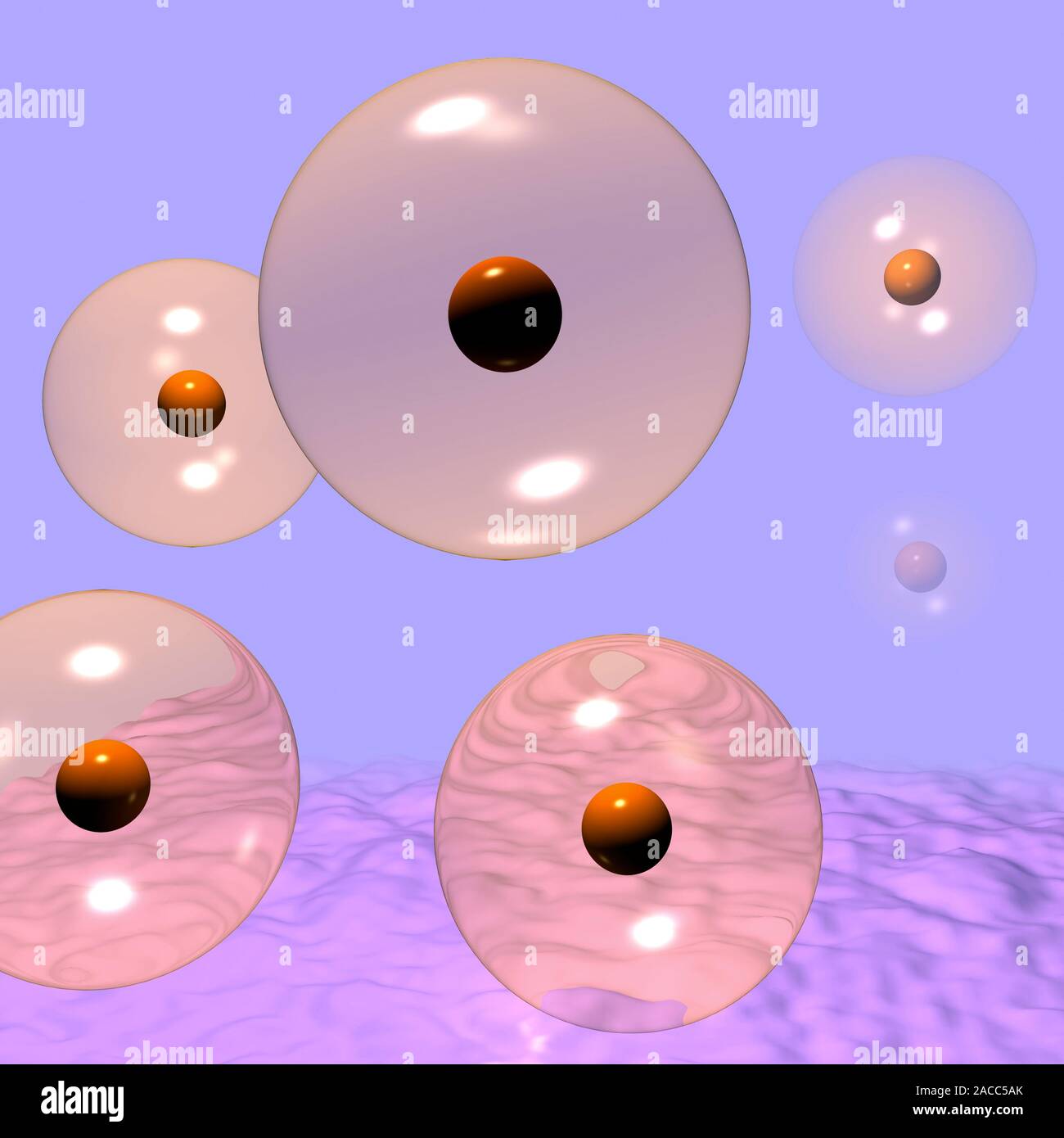 This image may not be used in educational posters Helium atoms ...