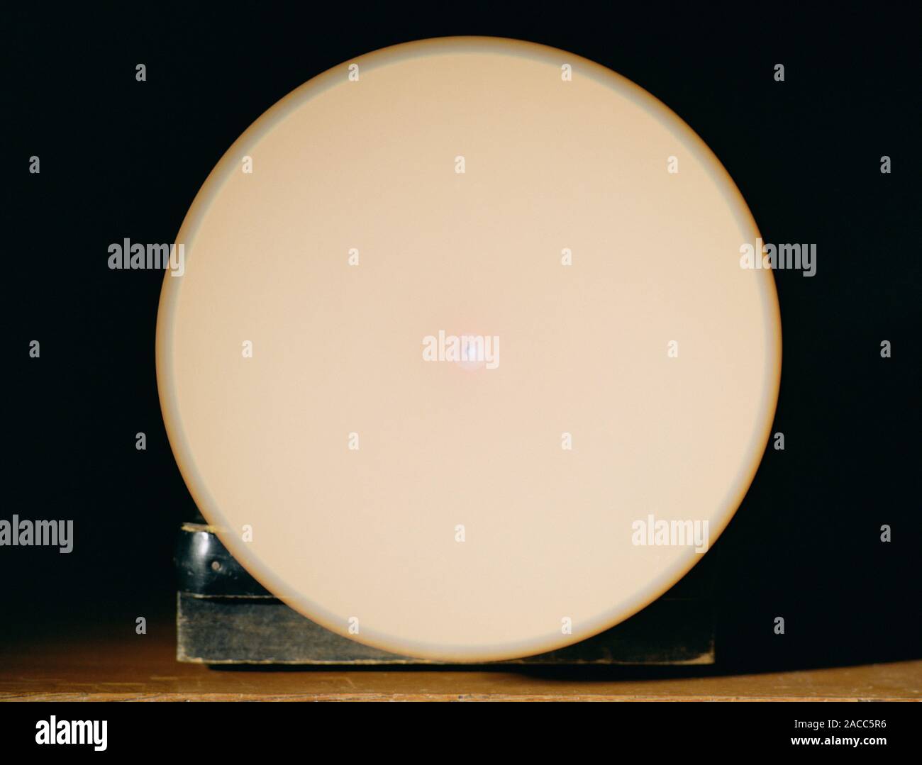 Newton's colour disc. Image 2 of 2. This piece of apparatus is used to ...