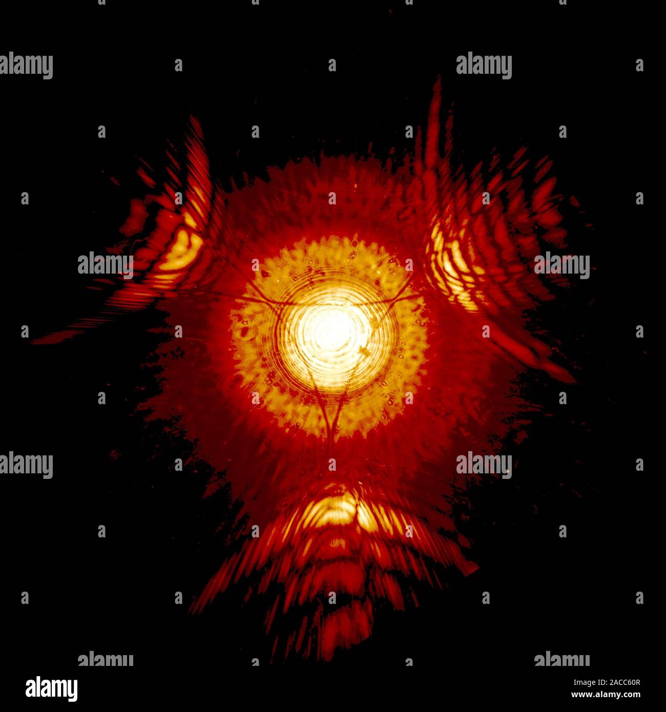 Photonic crystal diffraction pattern. This inter- ference pattern was ...