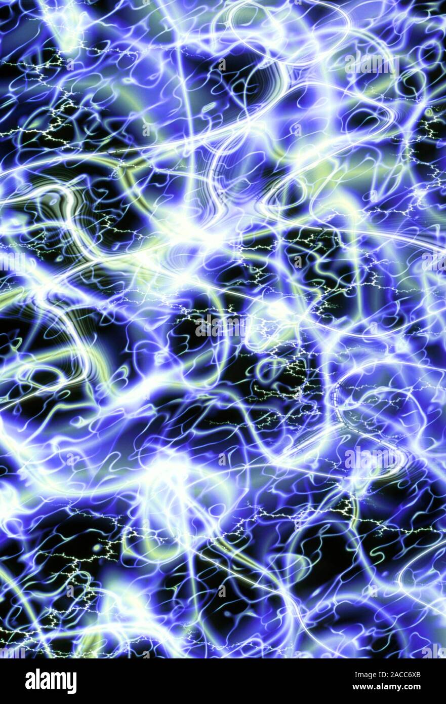 Superstrings Computer Artwork Representing Superstrings The Superstring Theory Is A Theory Of 