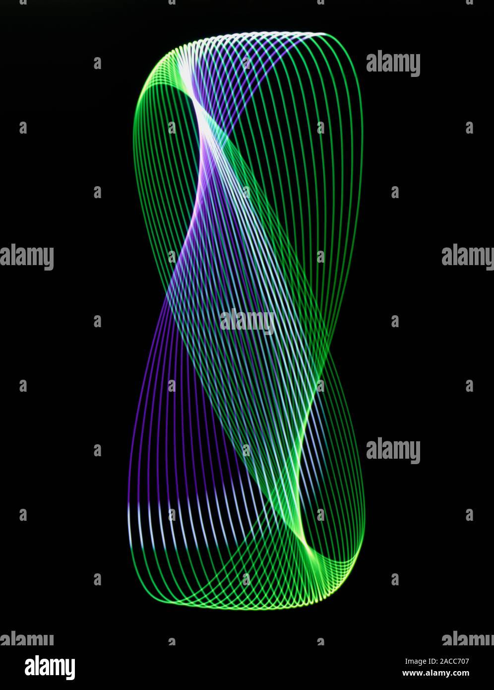 Harmonogram. This unique pattern was created using a device called a two-pendulum harmonograph ...