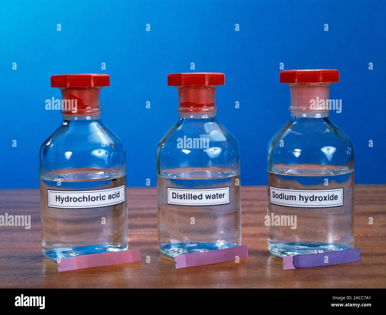 Litmus paper test. Litmus paper changes colour in acidic or alkaline ...
