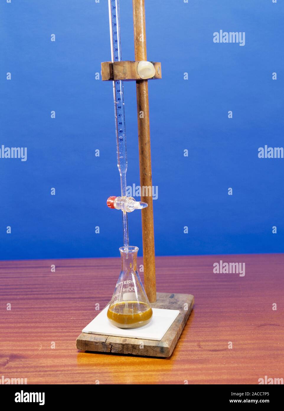 Brass analysis. Image 4 of 7. The solution and precipitate formed by ...