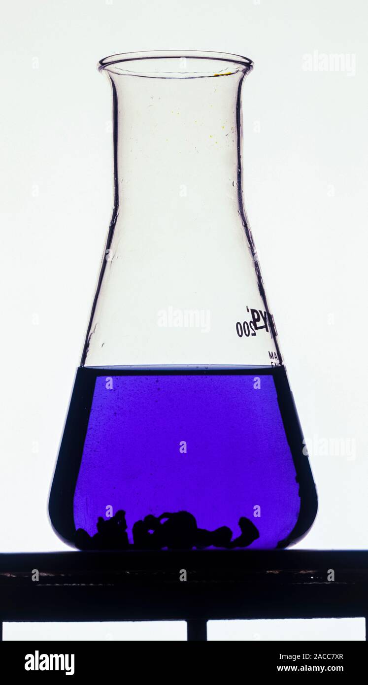 Vanadium (IV) solution. Image 2 of 4. Acidic aqueous solution of ...