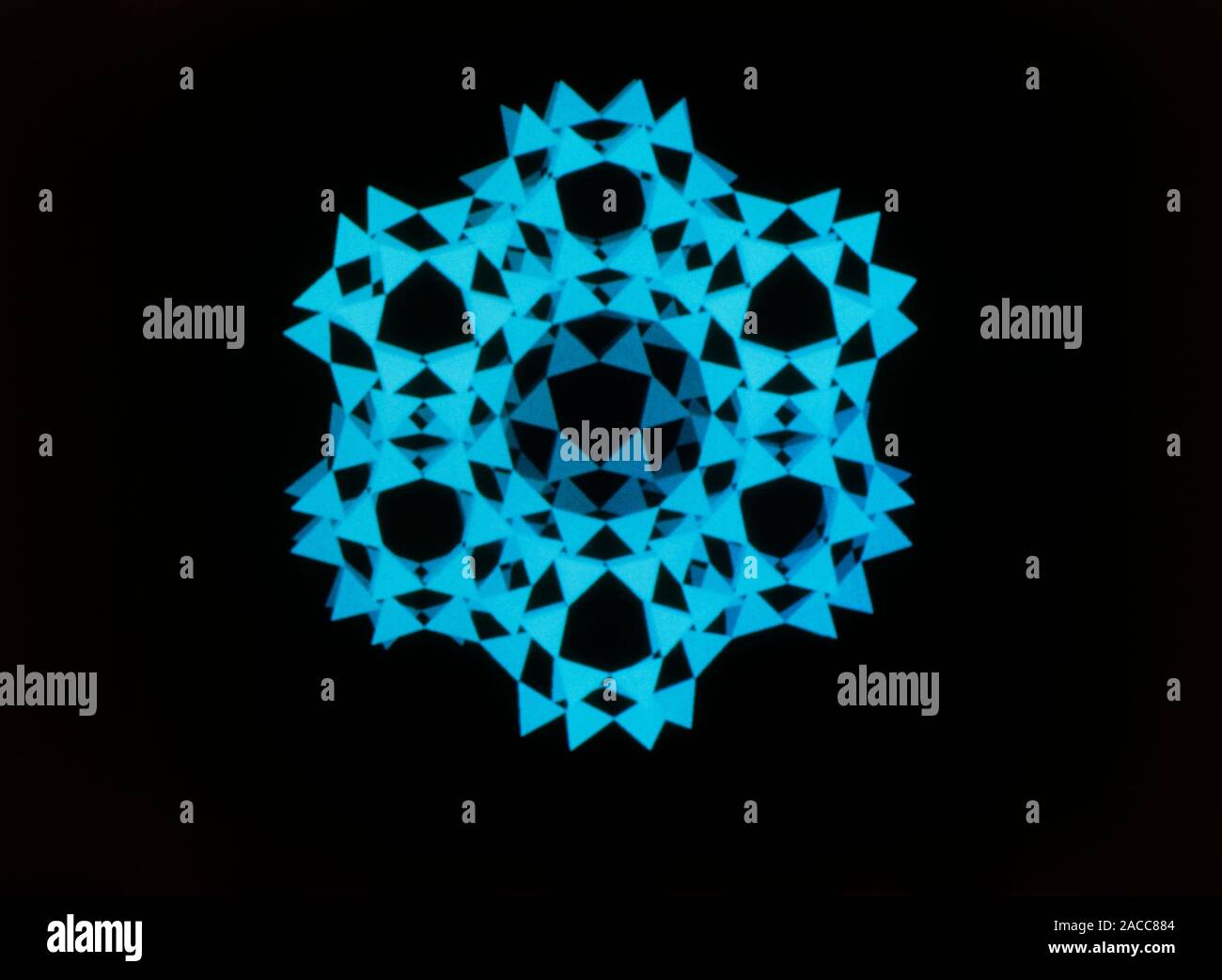 Computer graphics representation of the structure of zeolite-Y ...