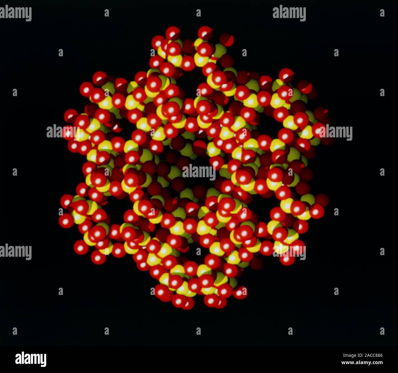 Computer graphics representation of the structure of zeolite-Y ...