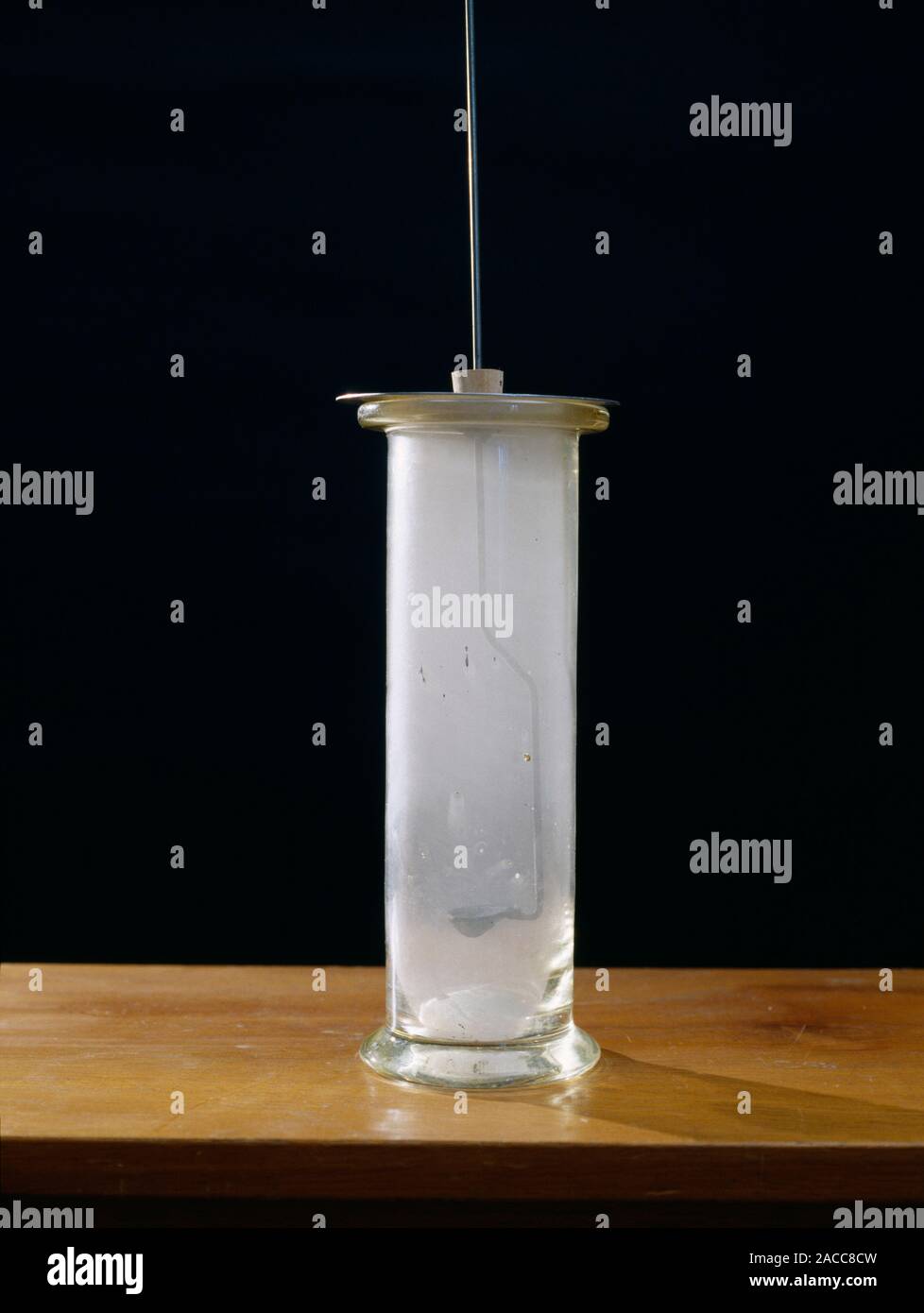 Sodium reacted with pure oxygen, image 2 of 2. The reaction produced ...