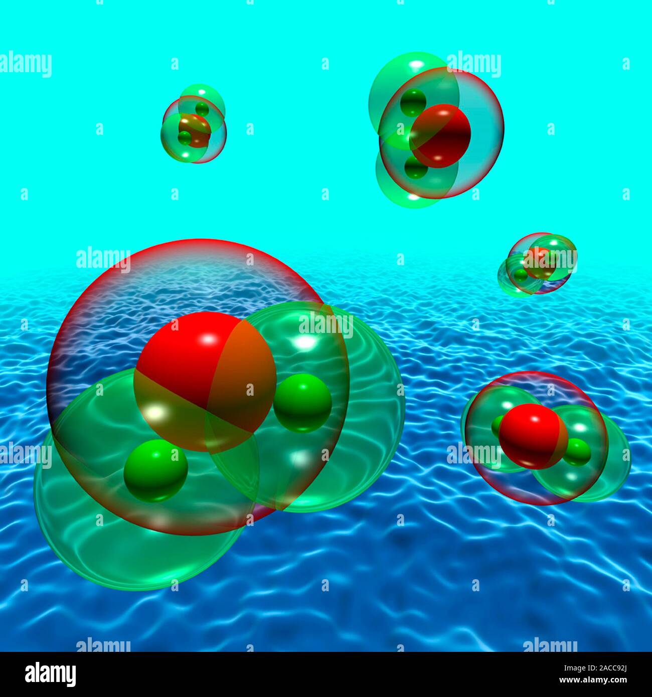 This image may not be used in educational posters Water molecules in ...