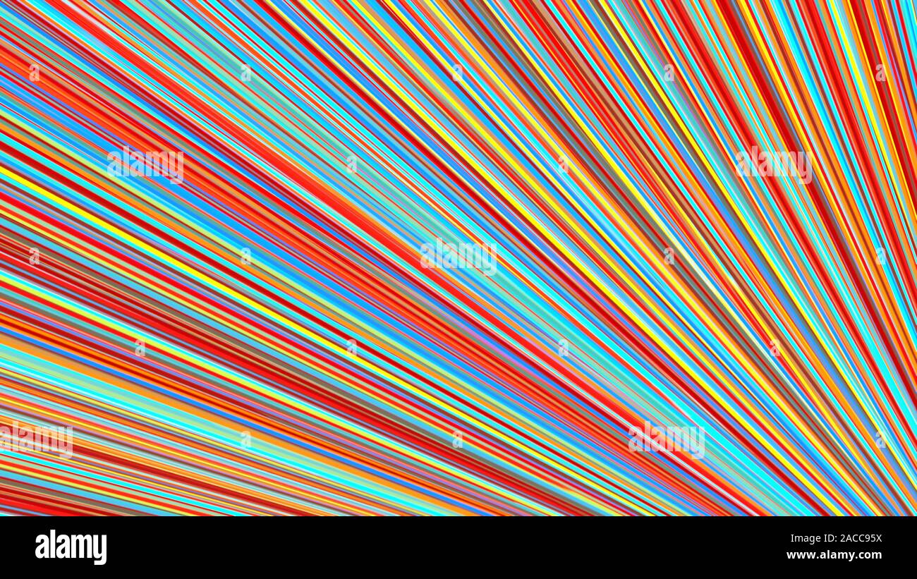 Colorful Lines Spreading Out. Abstract Background Stock Photo - Alamy