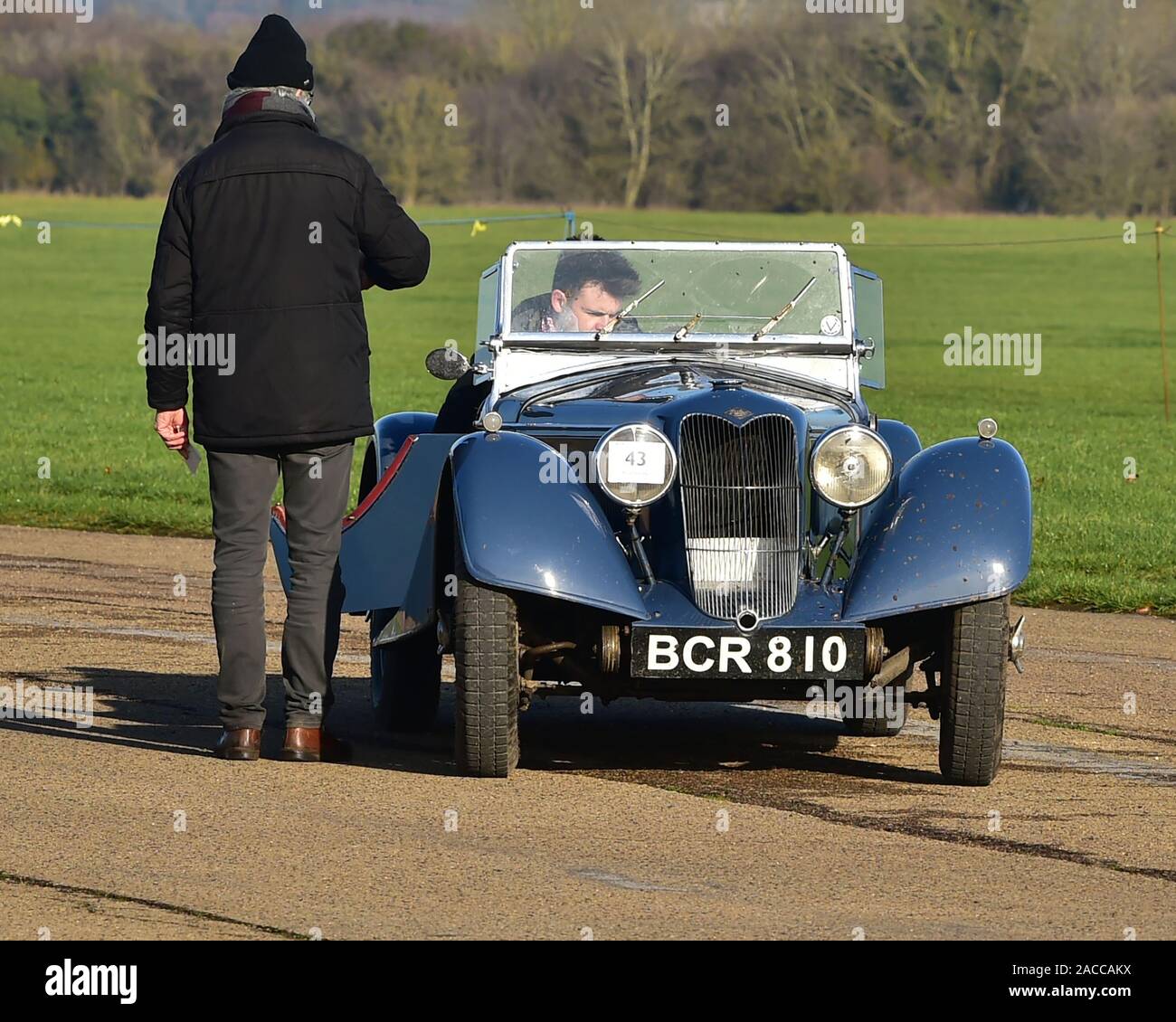 Nicholas Lee, Riley Sprite 2 Seater, VSCC, Winter Driving Tests ...