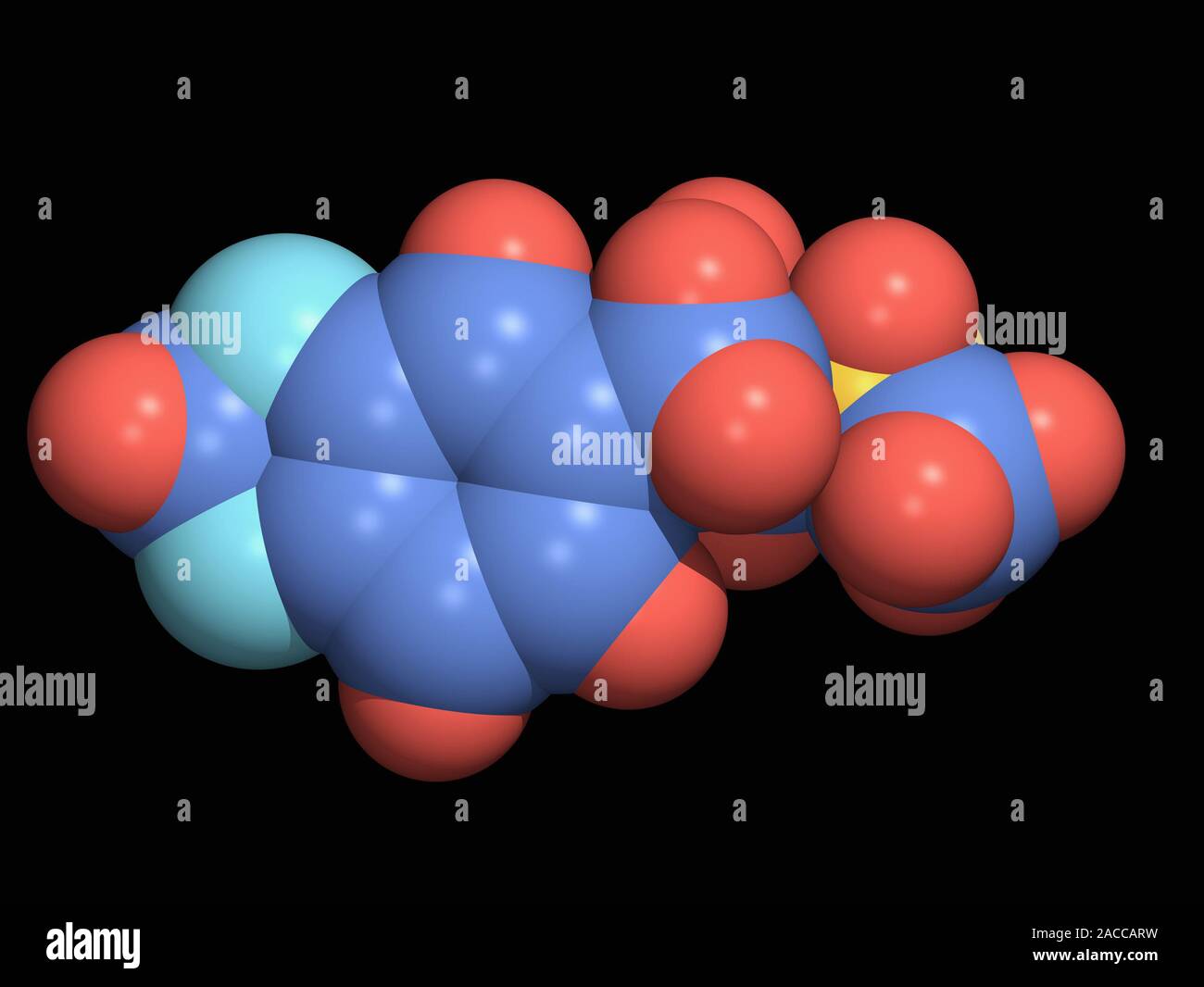 Ecstasy. Computer artwork of a molecule of the drug ecstasy (3, 4 ...