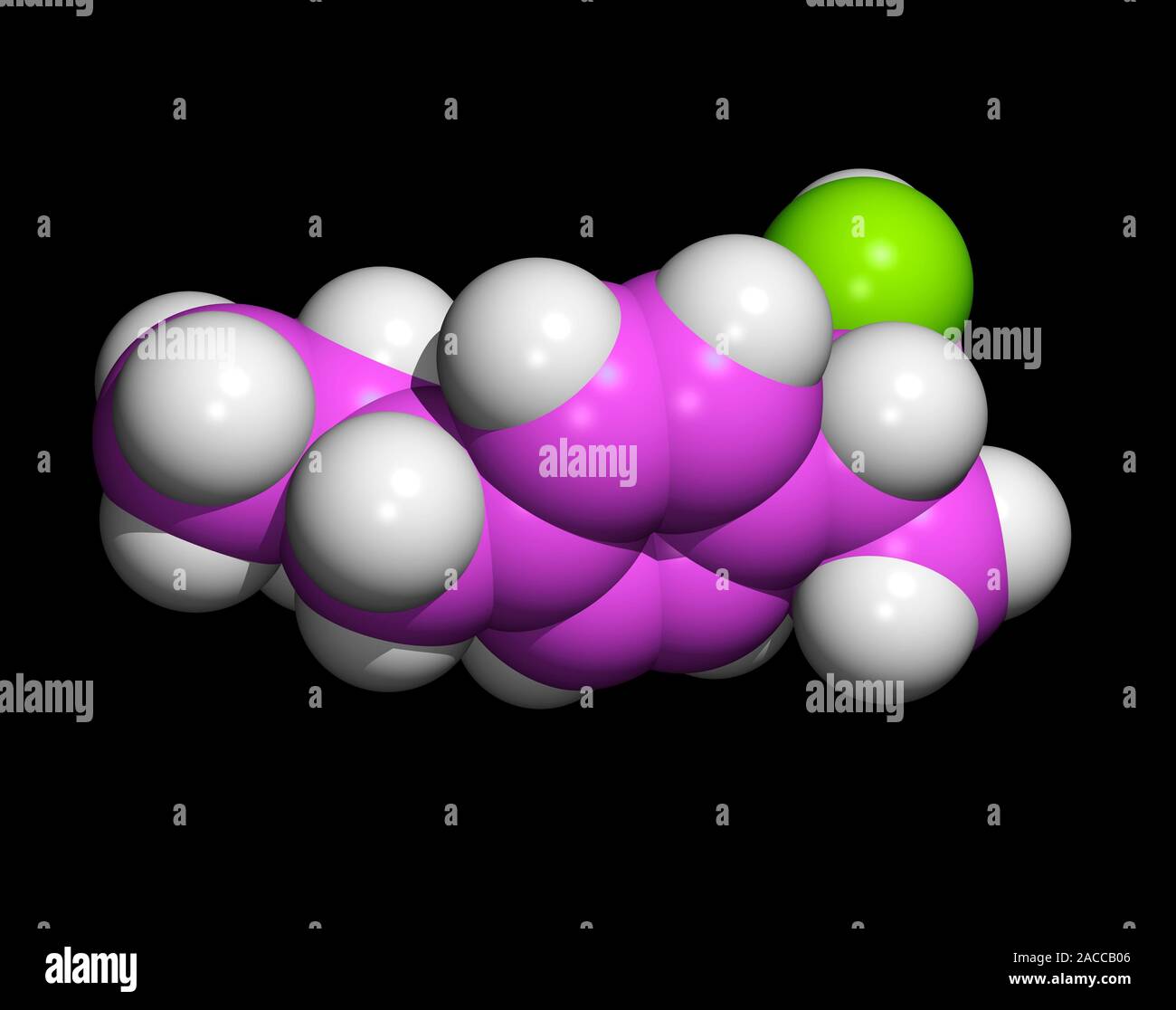 Ibuprofen drug molecule, computer model. Ibuprofen is a painkilling ...