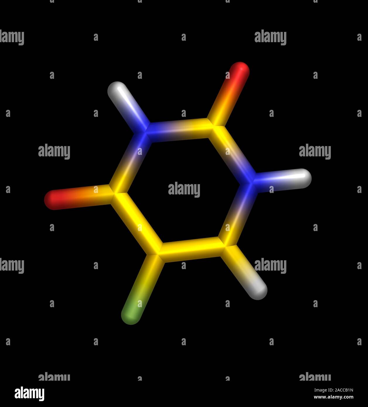 Chemotherapy drug. Computer model of a molecule of the chemotherapy ...